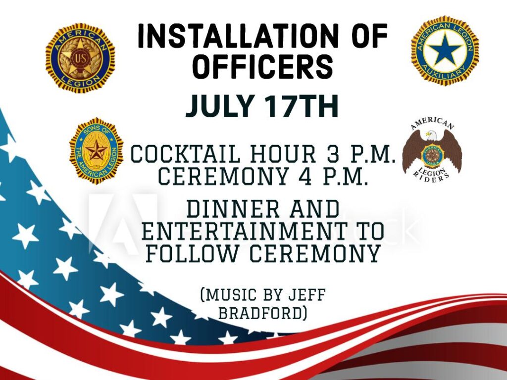 Post Events Calendar – American Legion Post 303